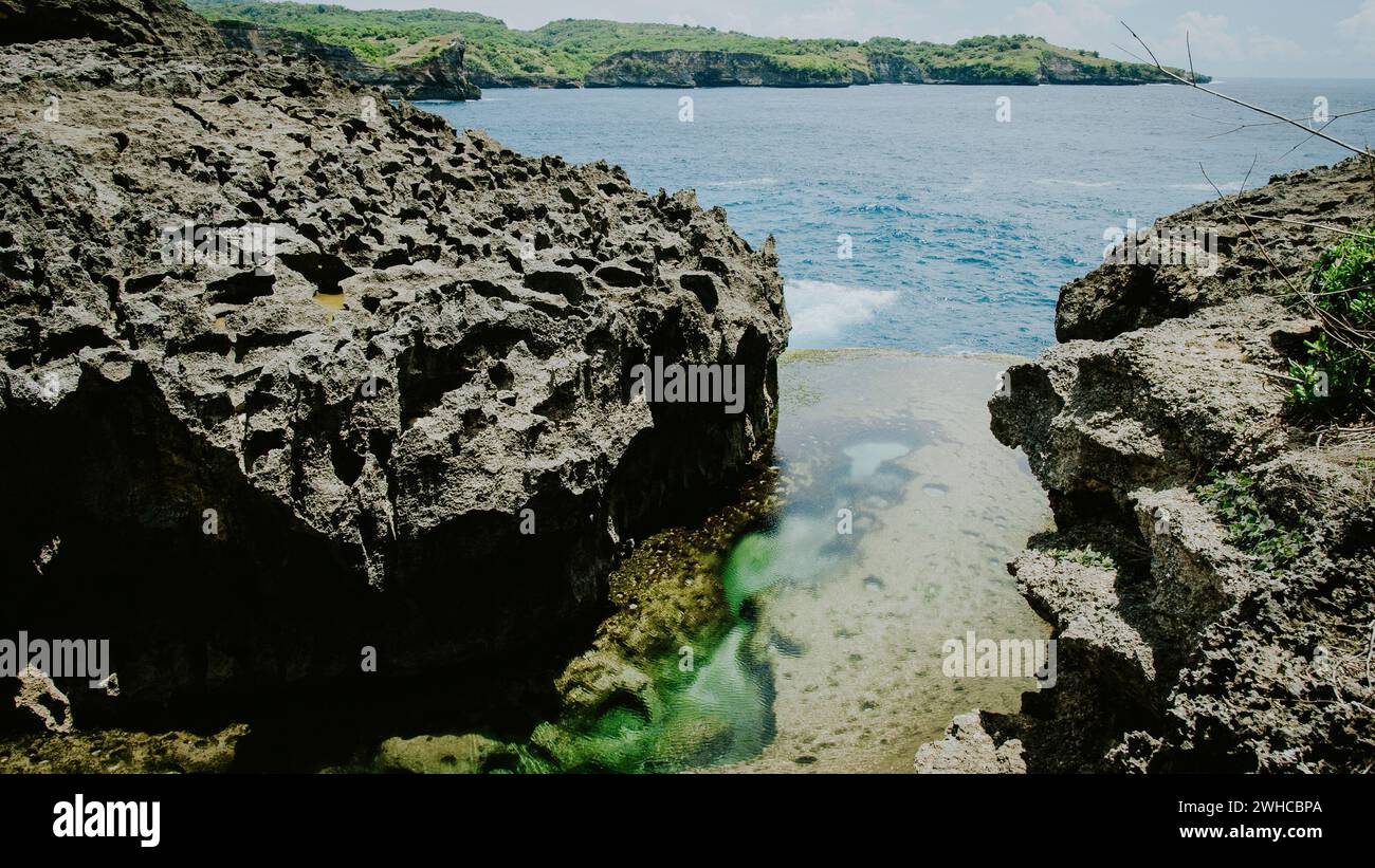 Angels Billabong, beautiful Cliff Formation with Yellow Pool, Bizarre ...