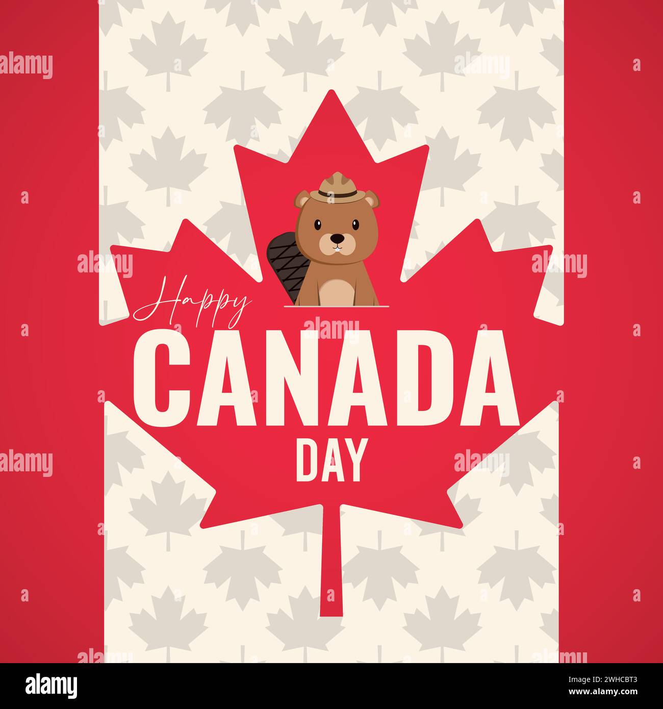 Colored canada day template poster Vector Stock Vector Image & Art - Alamy