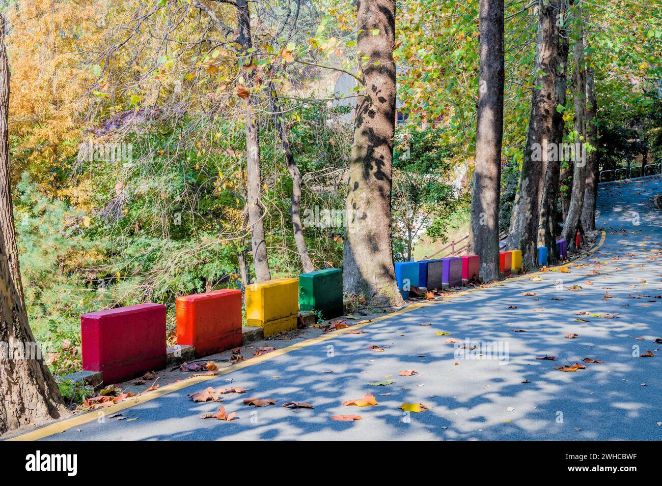 Road closed concrete blocks hi-res stock photography and images - Alamy