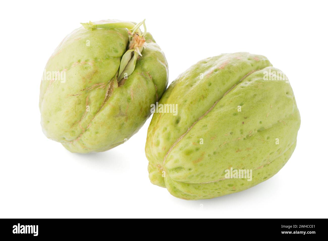 Chayote vegetable Cut Out Stock Images & Pictures - Alamy