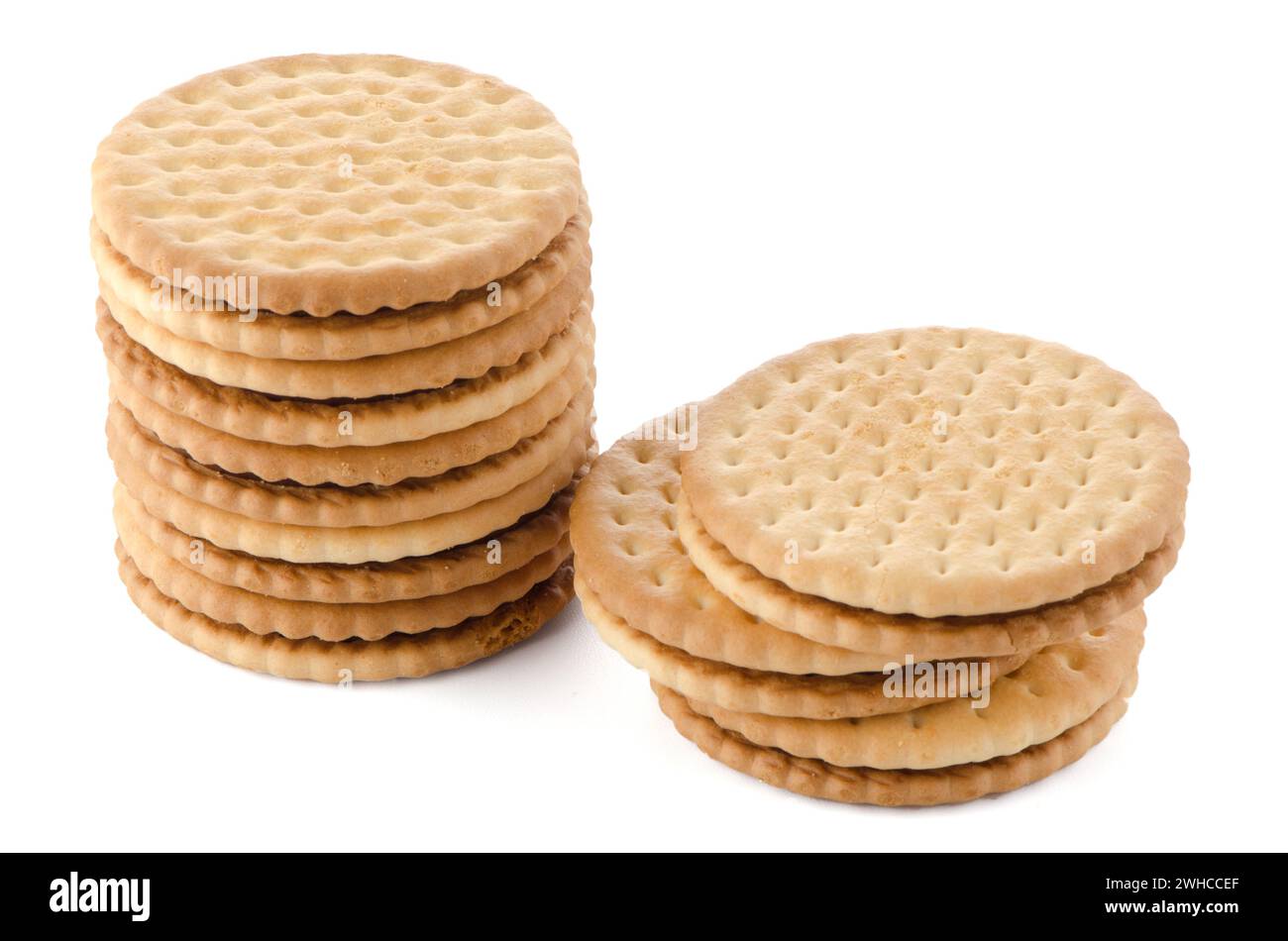 Sandwich biscuits with chocolate filling Stock Photo - Alamy