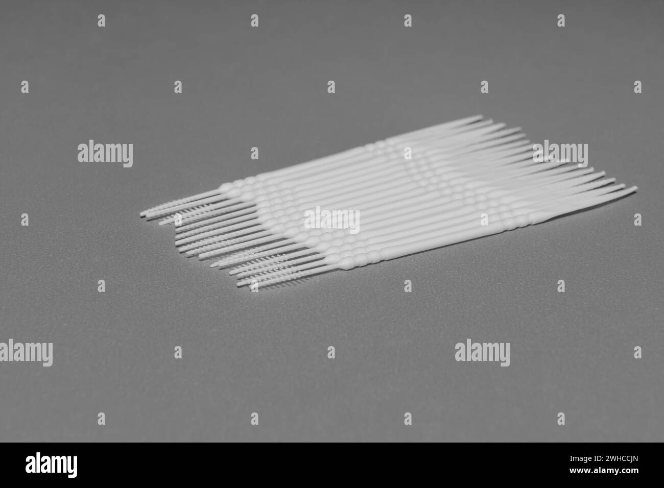 Dentist about flossing Black and White Stock Photos & Images - Alamy