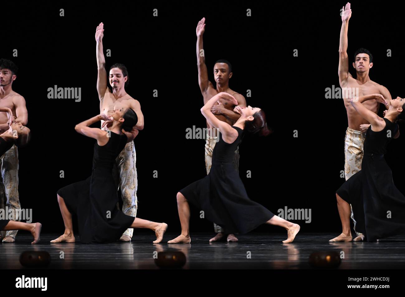 Sadlers Wells, London, UK. 9th Feb, 2024. Dress rehearsal of São Paulo ...