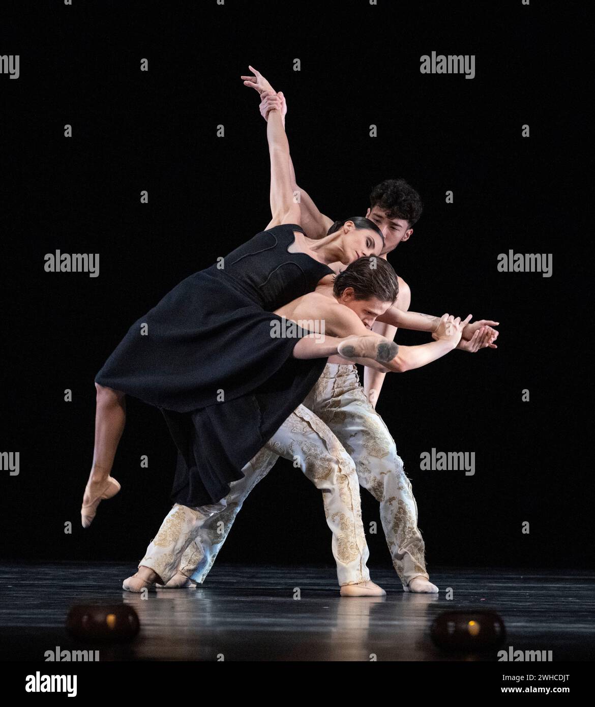 Sadlers Wells, London, UK. 9th Feb, 2024. Dress rehearsal of São Paulo ...