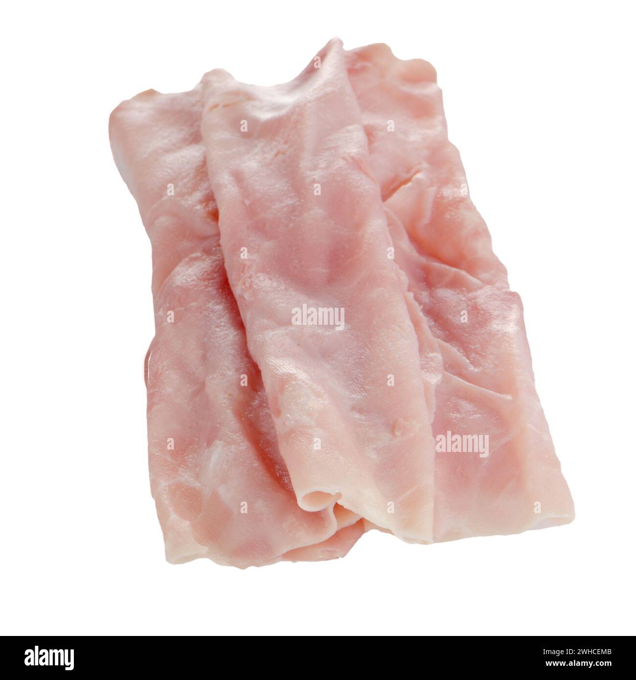 Fresh shaved ham Stock Photo - Alamy