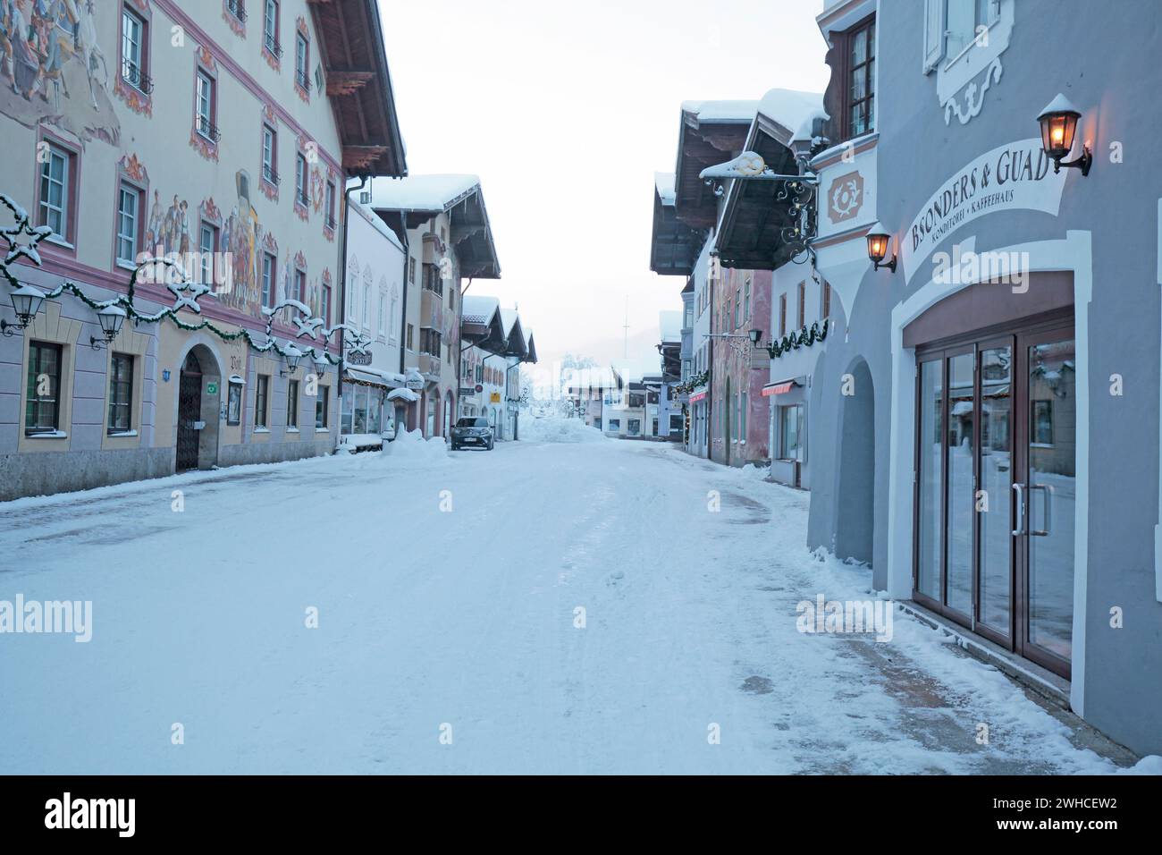 Winter in and around Mittenwald Stock Photo - Alamy