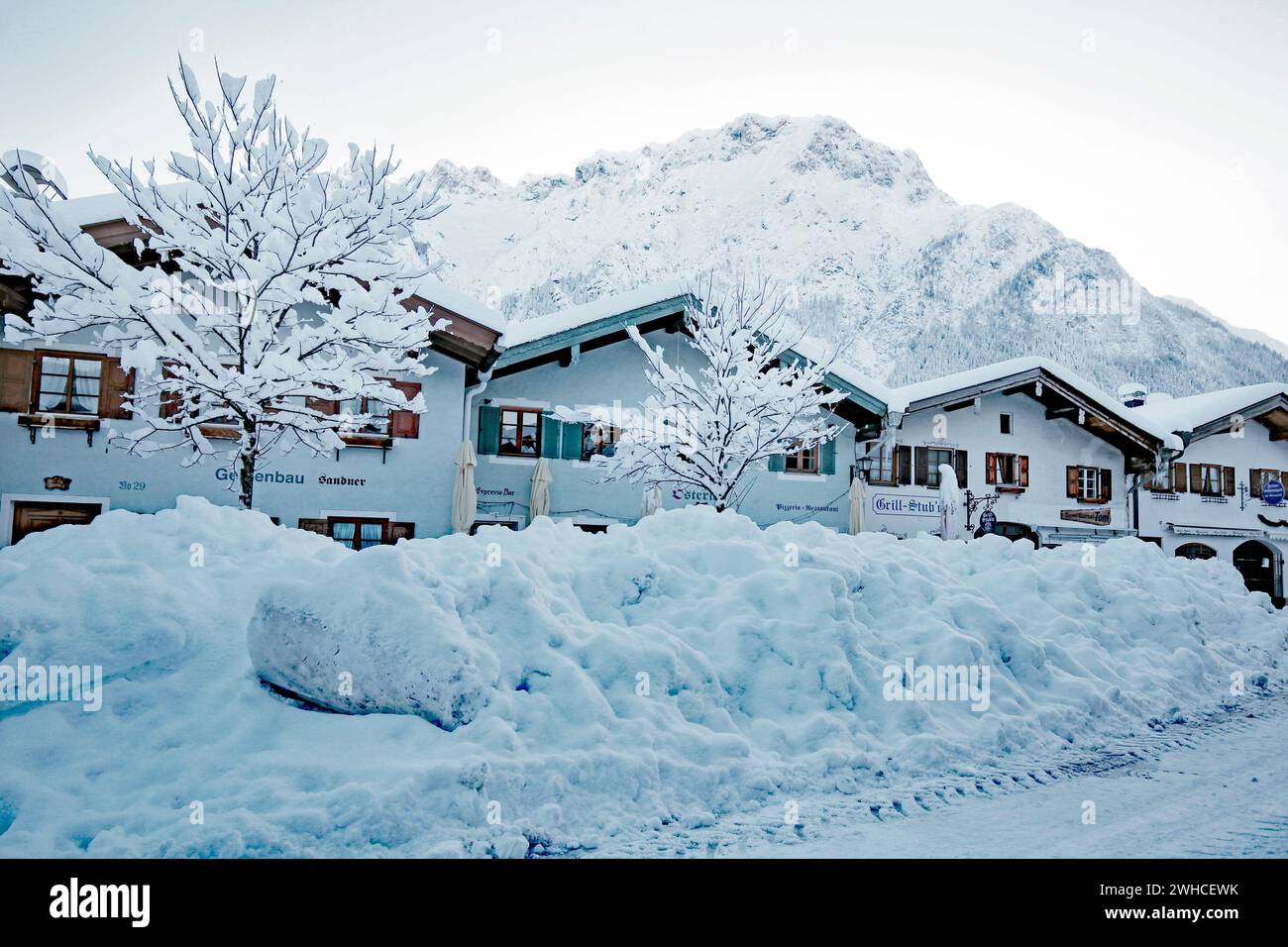 Winter in and around Mittenwald Stock Photo - Alamy