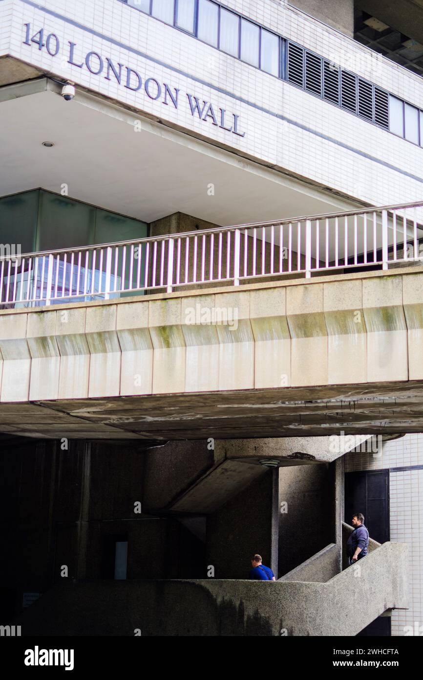 140 London wall, Bastion House is an office block in the Barbican area ...