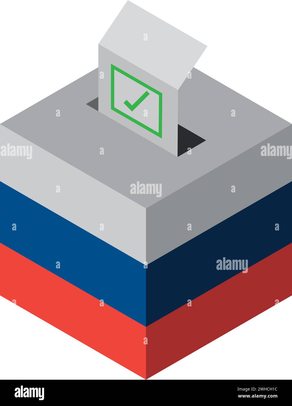 Ballot box russia Stock Vector Images - Alamy