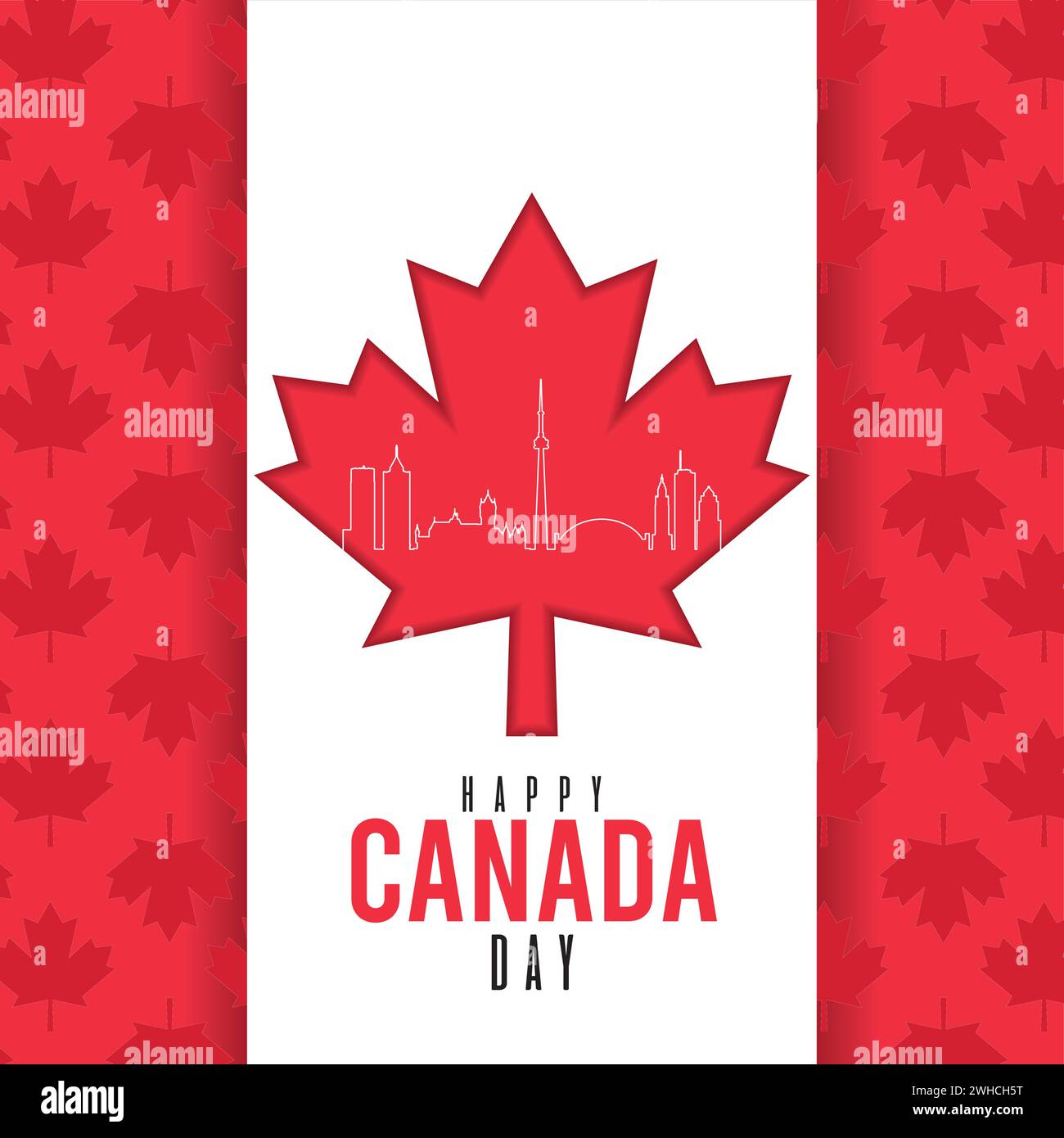 Colored canada day template poster Vector Stock Vector Image & Art - Alamy