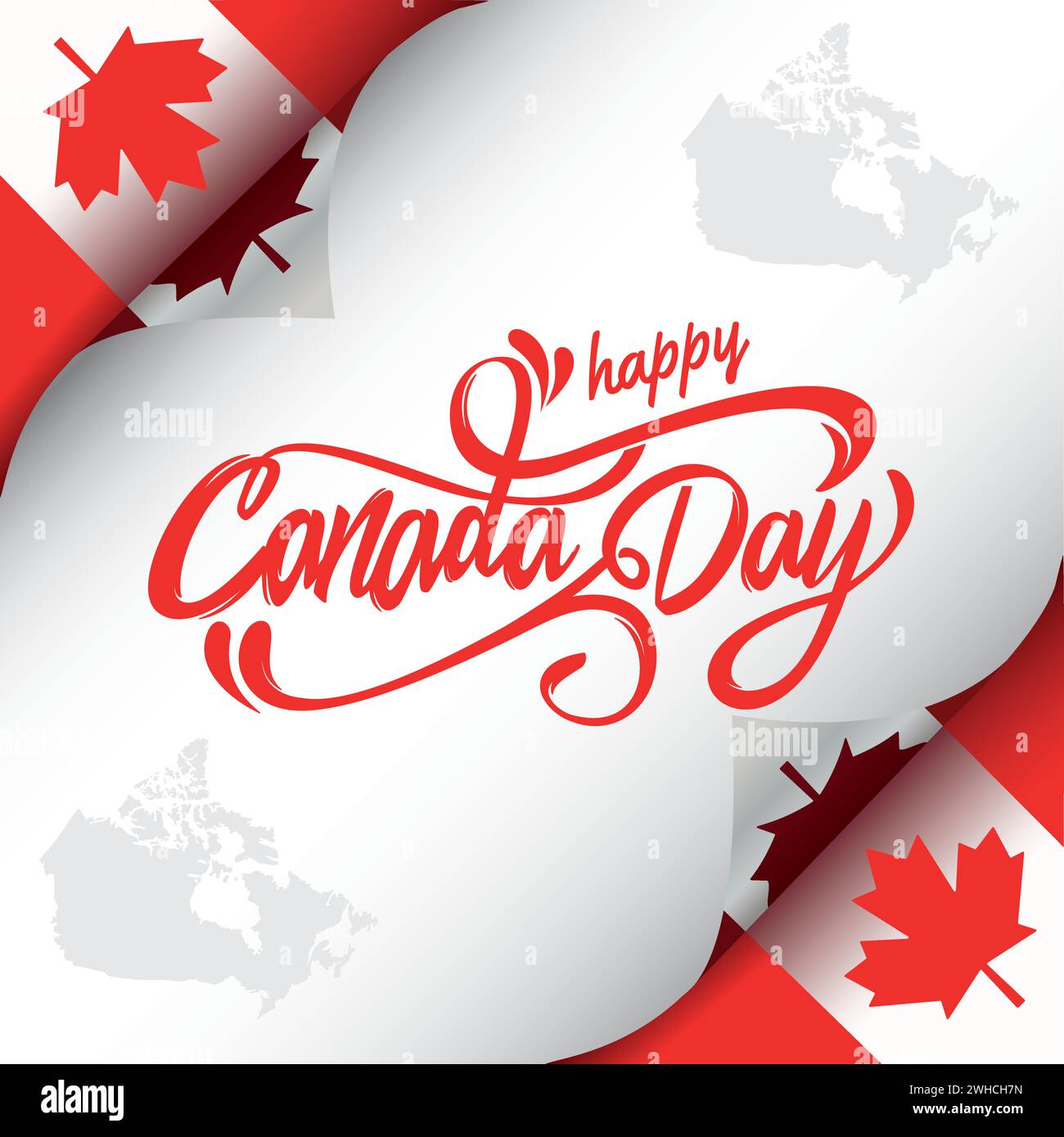 Colored canada day template poster Vector Stock Vector Image & Art - Alamy
