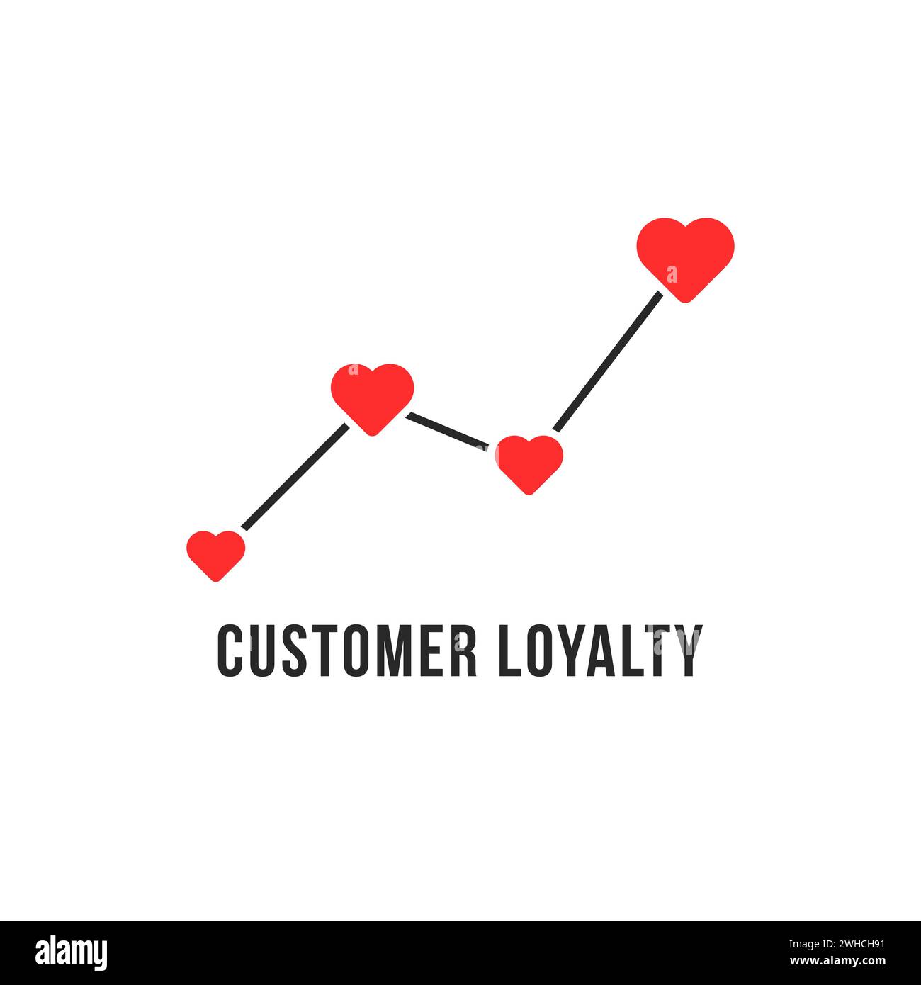 Customer retention icon happy Stock Vector Images - Alamy