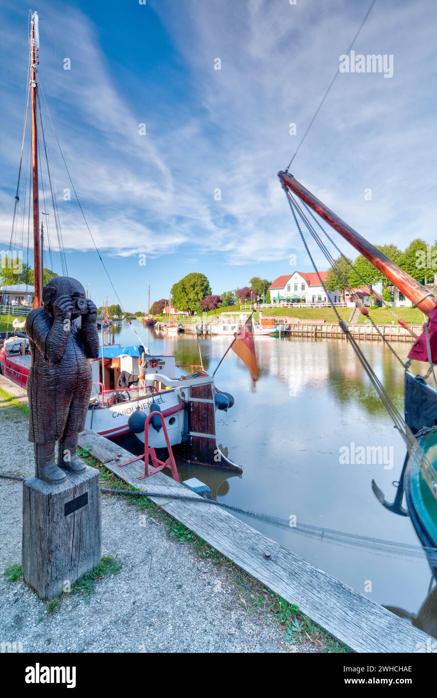 Museum harbor, sculpture, Wolfgang Wefer, artist, tourism, dyke ...