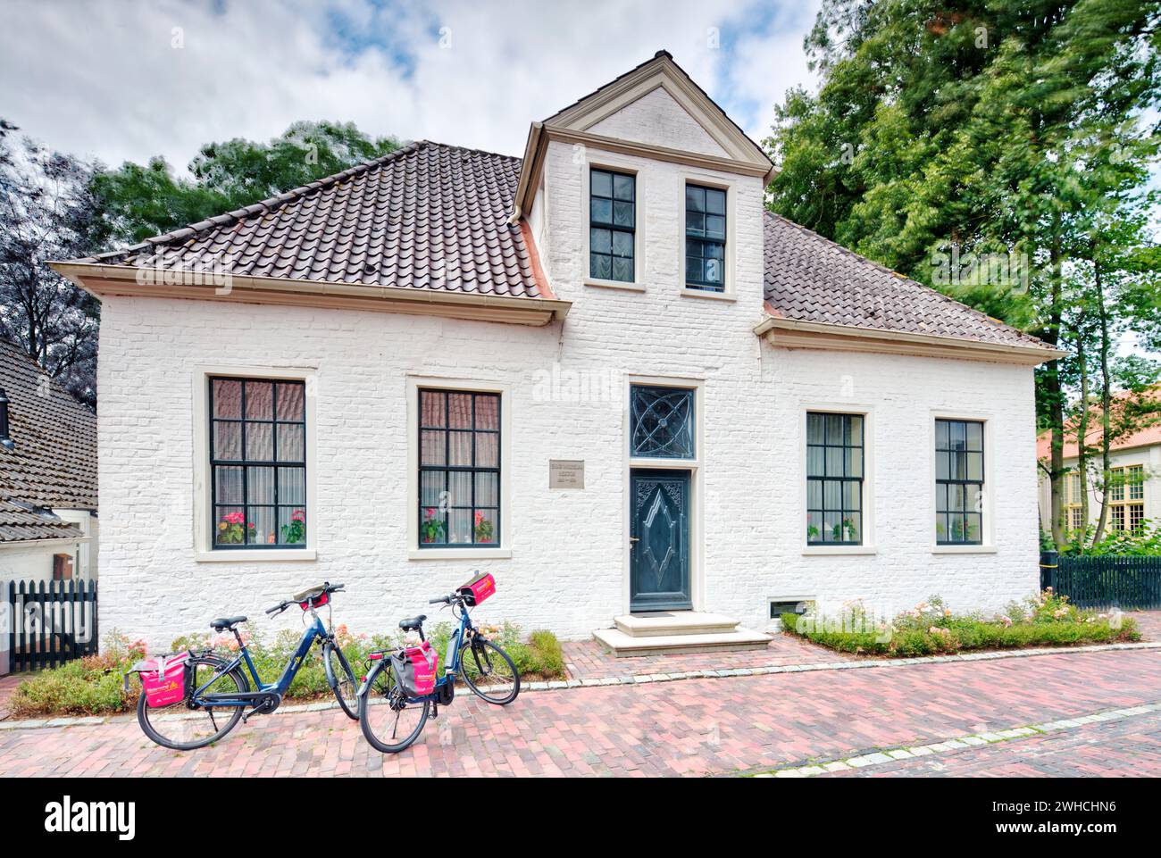 Enno Wilhelm Hektor, poet, birthplace, house facade, historical, view ...