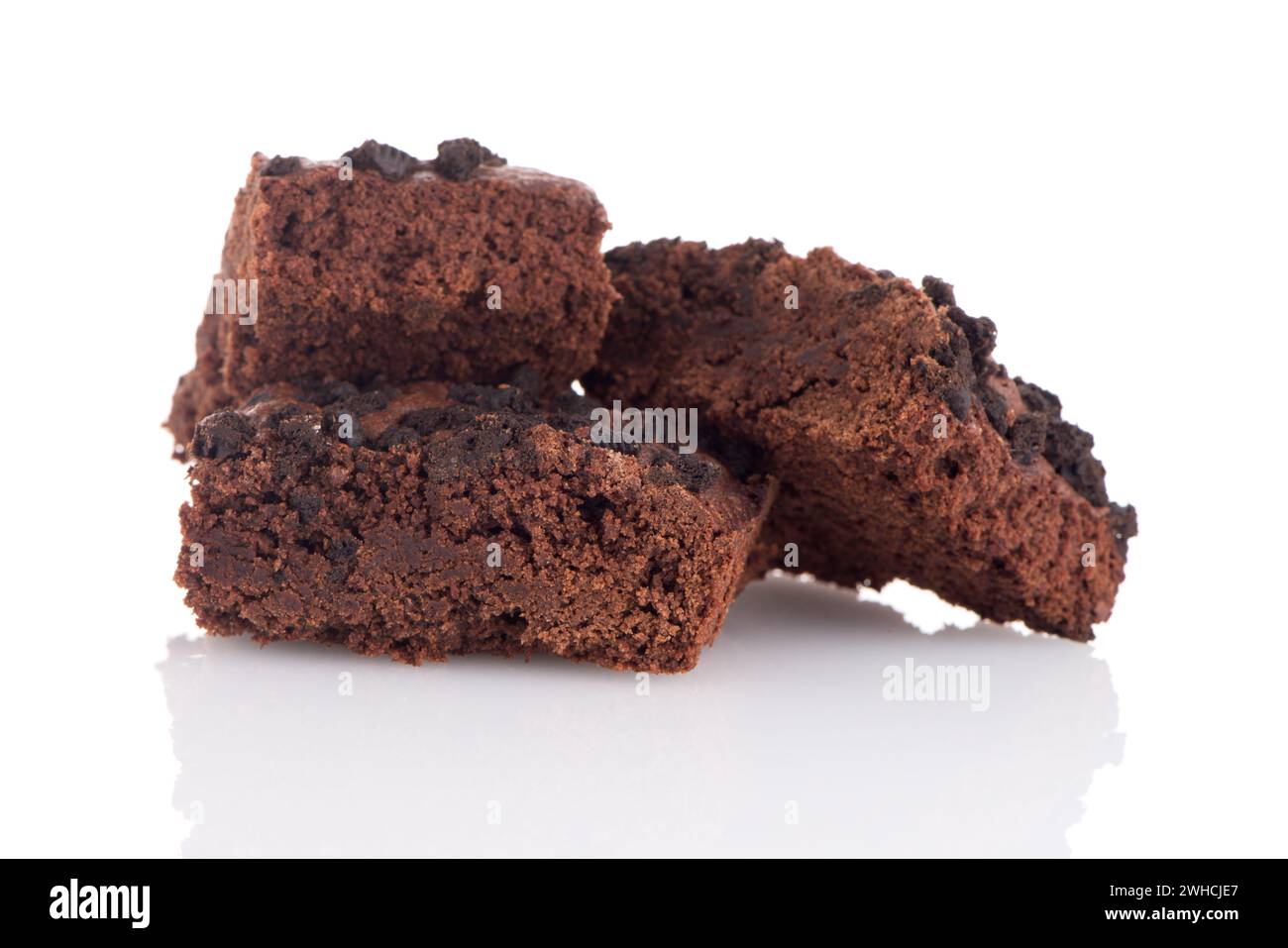 Chocolate fudge brownies nuts hi-res stock photography and images - Alamy