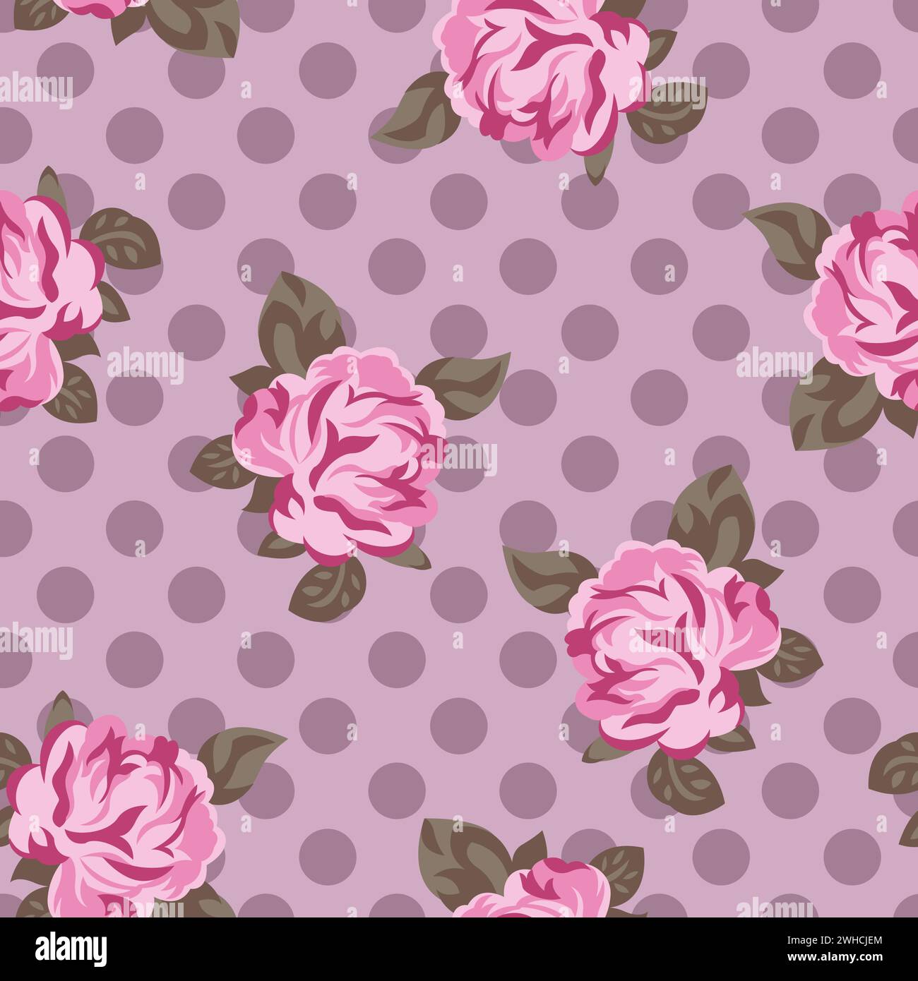Floral background violet rose Stock Vector Images - Alamy