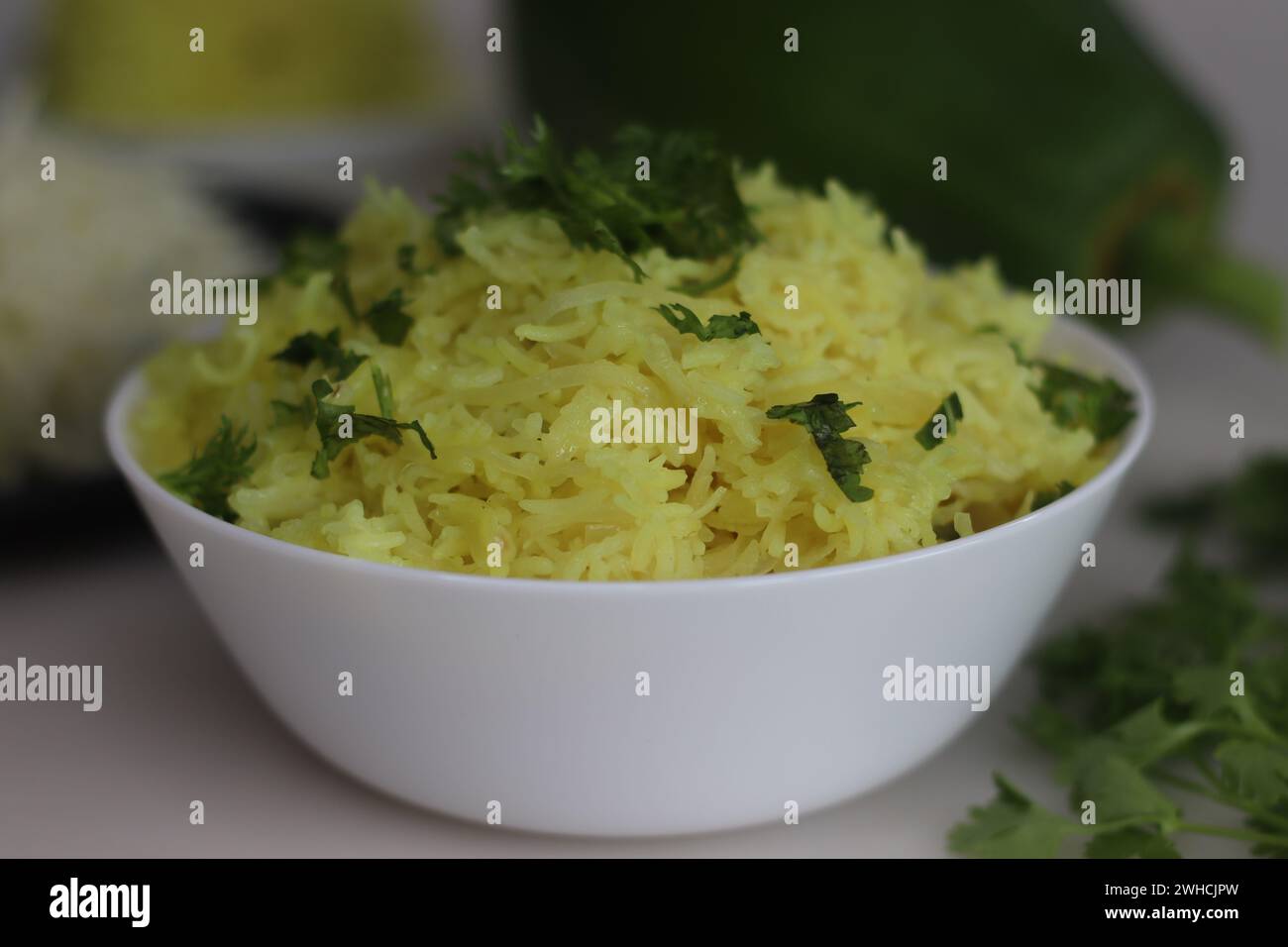 Spiced papaya rice. A quick stir fried rice recipe with green papaya ...