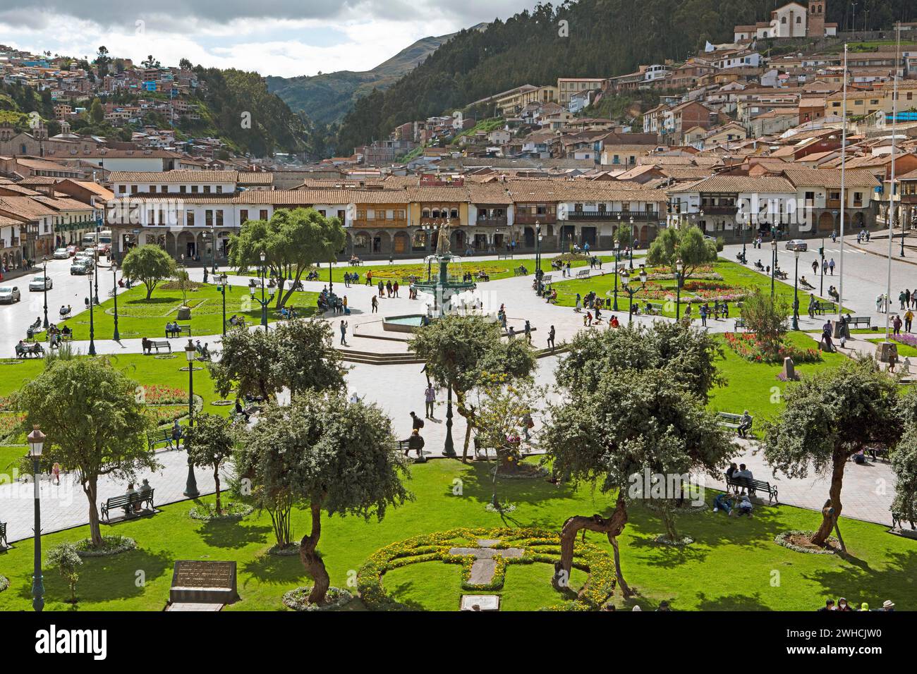Plaza de Armas in the historic centre of Cusco, Cusco province, Peru Stock Photo - Alamy