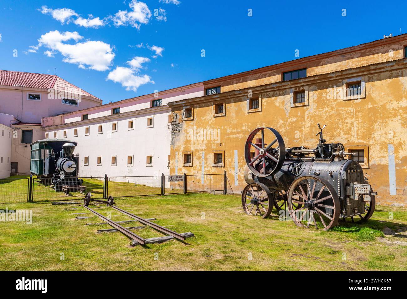 Historic locomotives in the Presidio Museum and Maritime Museum ...