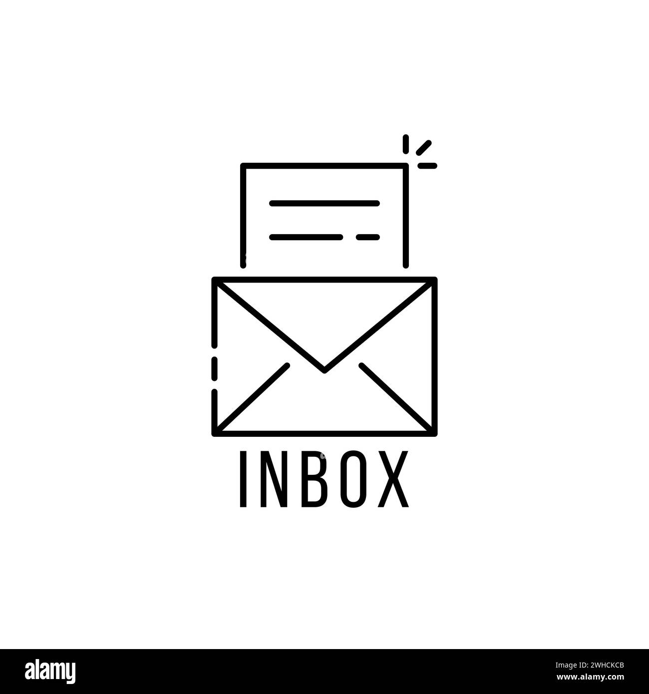 Email inbox logo app icon Cut Out Stock Images & Pictures - Alamy