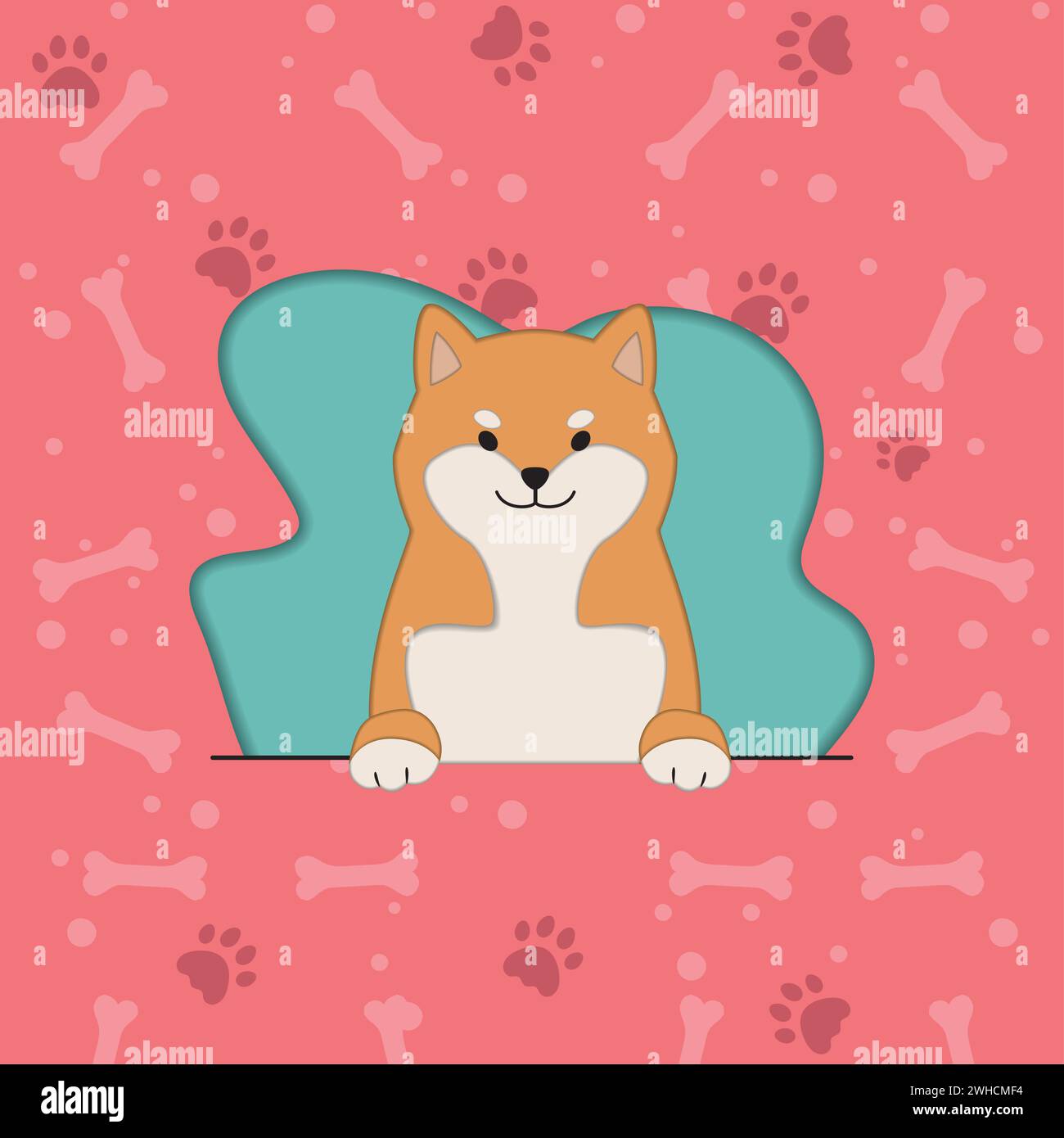 Isolated cute dog cartoon character Vector Stock Vector Image & Art - Alamy