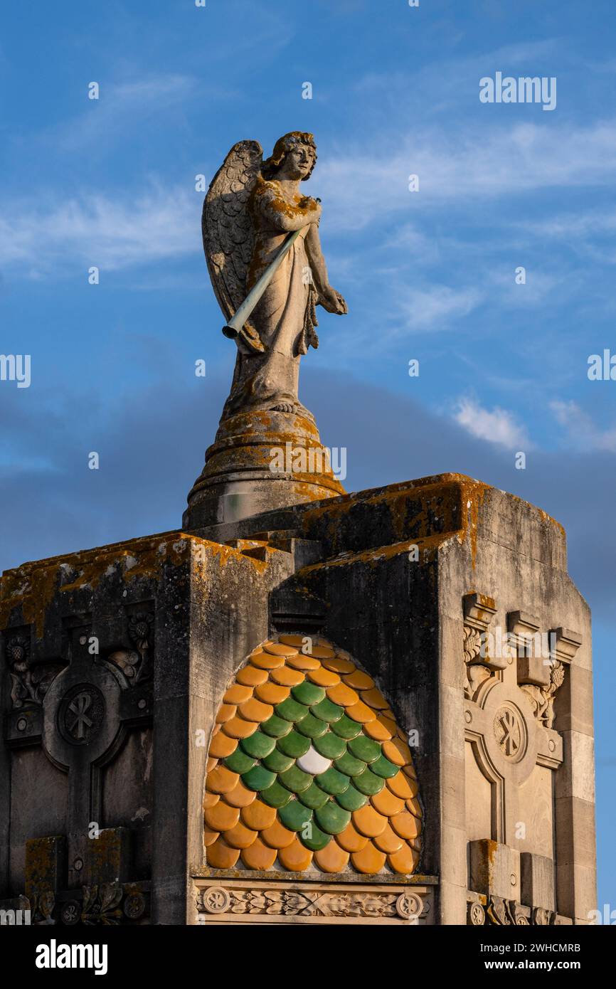 Modernist mausoleum of the Bestard family, 19th century, Santa Maria ...