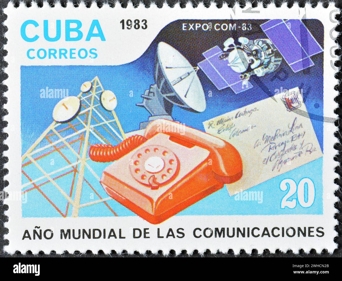 Cancelled postage stamp printed by Cuba, that shows "Methods of ...