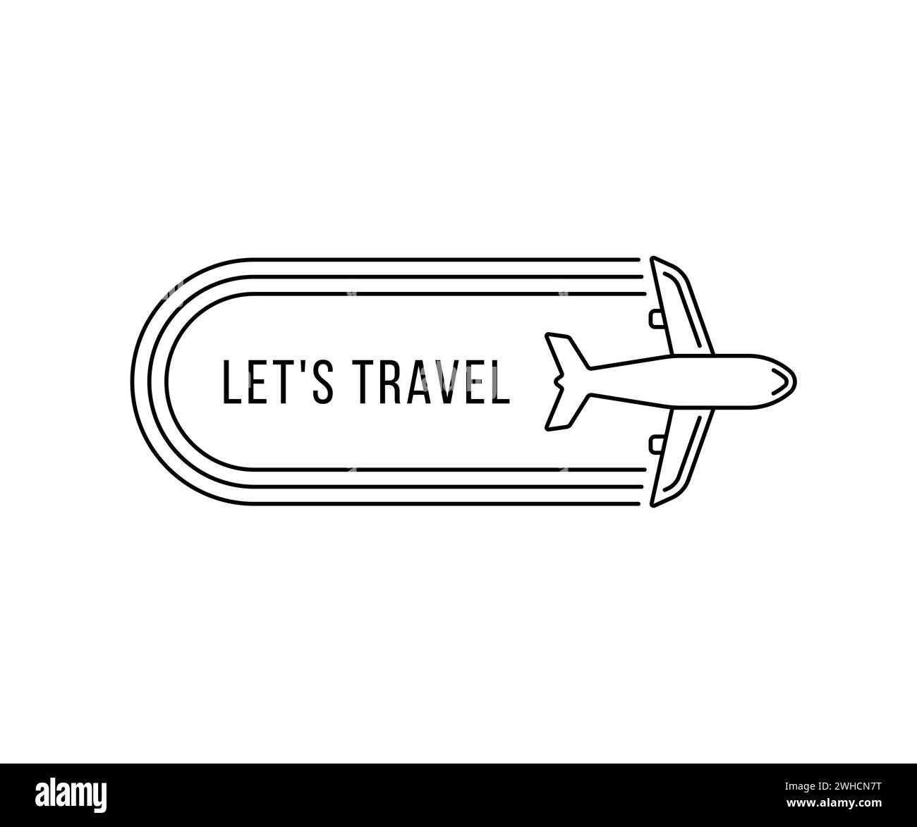Travel agency banner Black and White Stock Photos & Images - Alamy