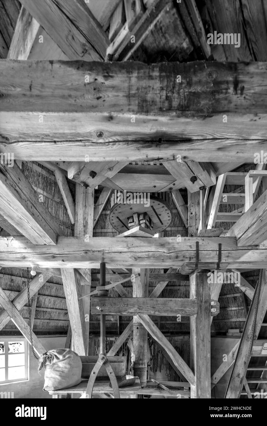Interior view technical museum Black and White Stock Photos & Images ...