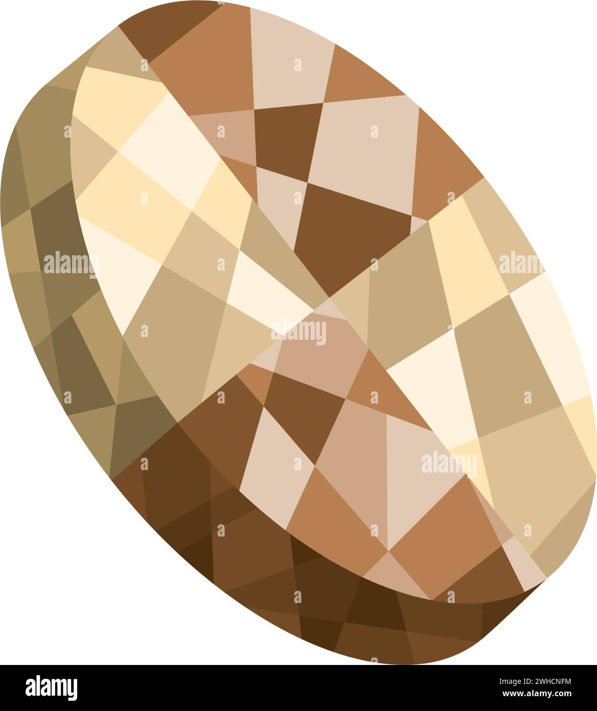 Isolated colored low poly candy icon Vector Stock Vector Image & Art ...
