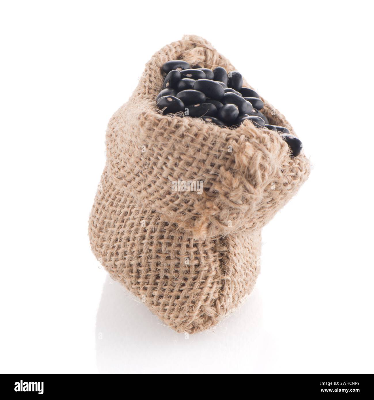 Black beans bag Stock Photo - Alamy