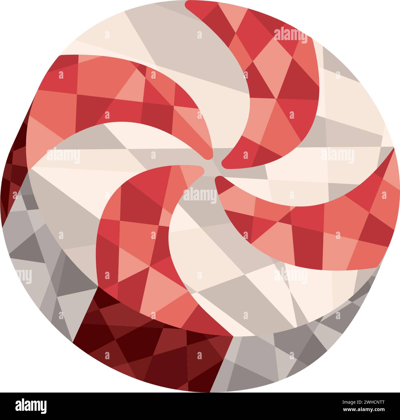 Isolated colored low poly candy icon Vector Stock Vector Image & Art ...