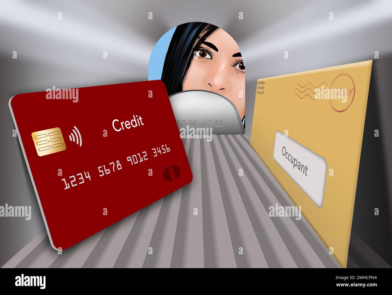 Credit card offers mail hi-res stock photography and images - Alamy