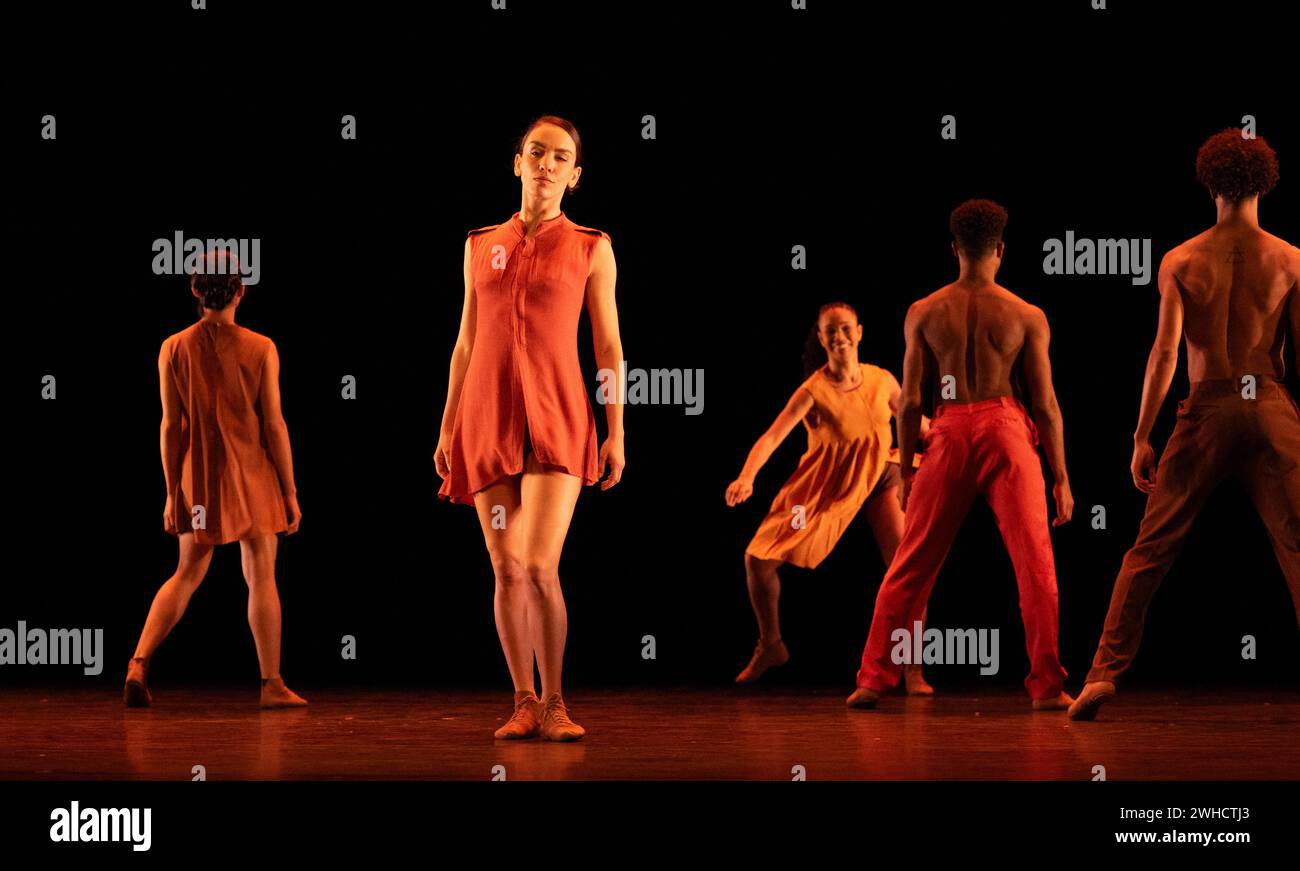 Sadlers Wells, London, UK. 9th Feb, 2024. Dress rehearsal of Agora by ...