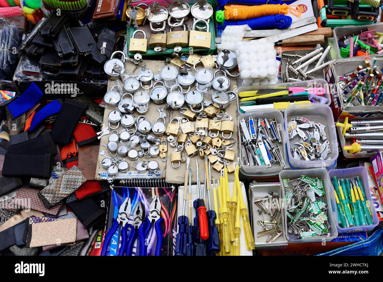 Sales stall, Mysore. South India, India Stock Photo - Alamy
