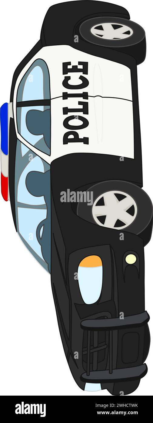 drawing of a police car on a transparent background Stock Vector Image ...