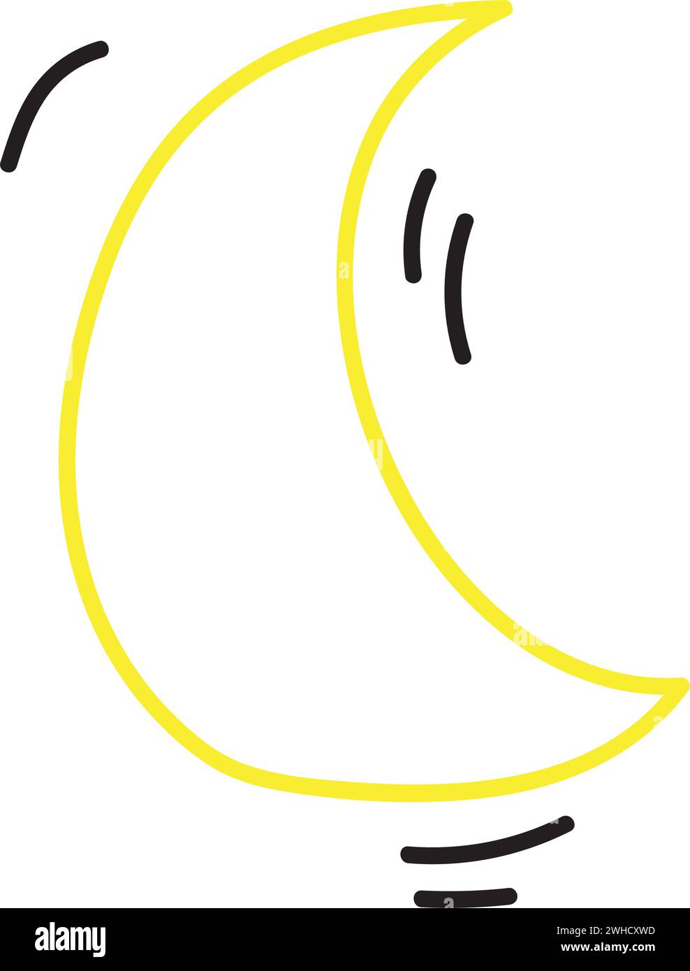 Moon sketch hi-res stock photography and images - Alamy