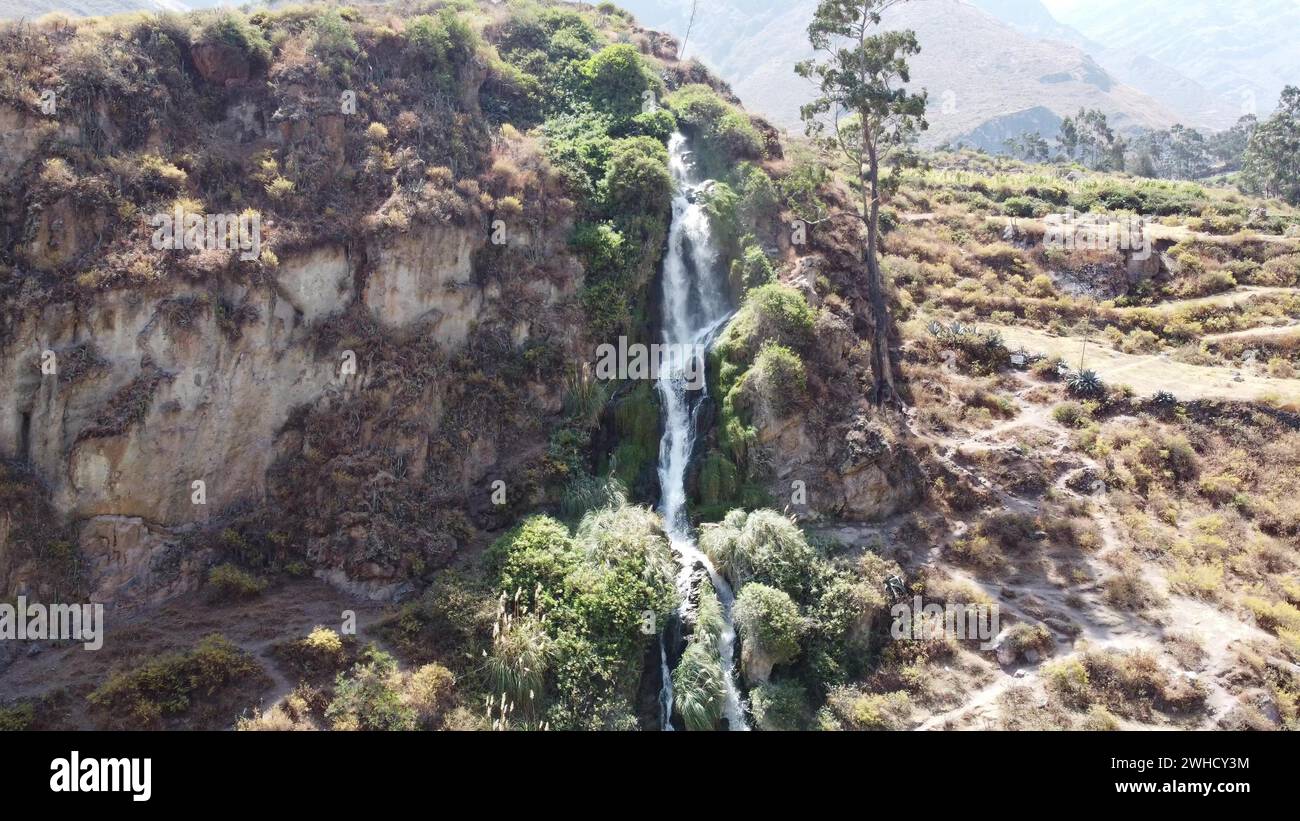 Incredible landscapes of waterfalls, horses, rivers in Canta Obrajillo ...