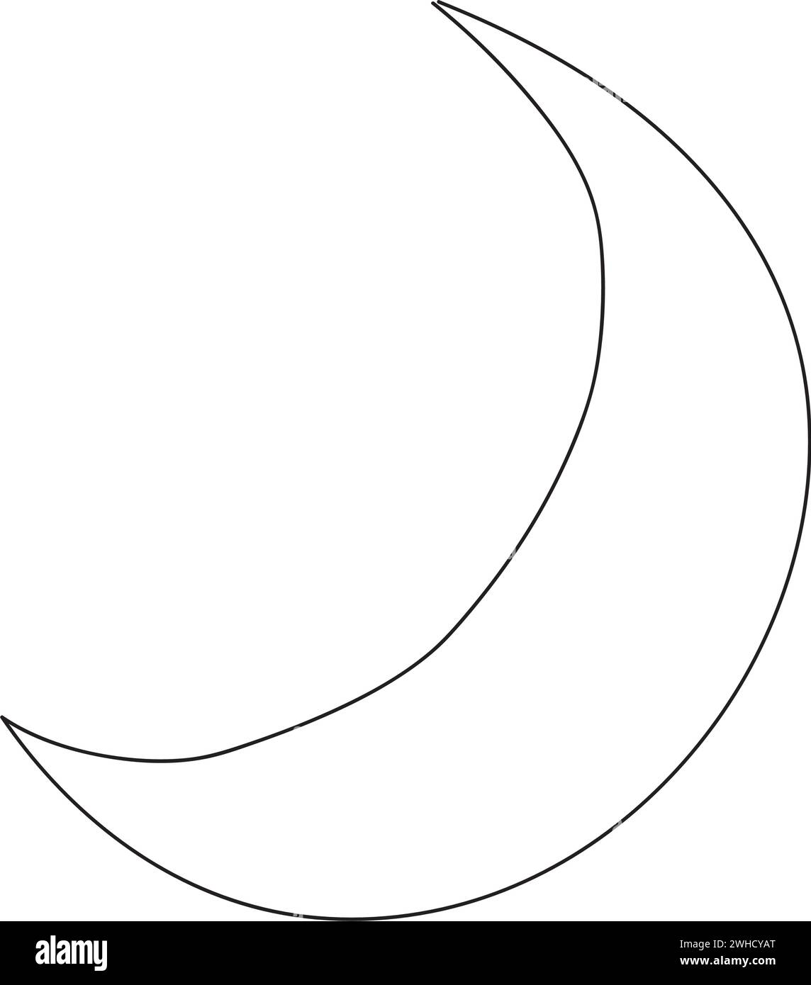 Isolated colored moon kid sketch Vector Stock Vector Image & Art - Alamy