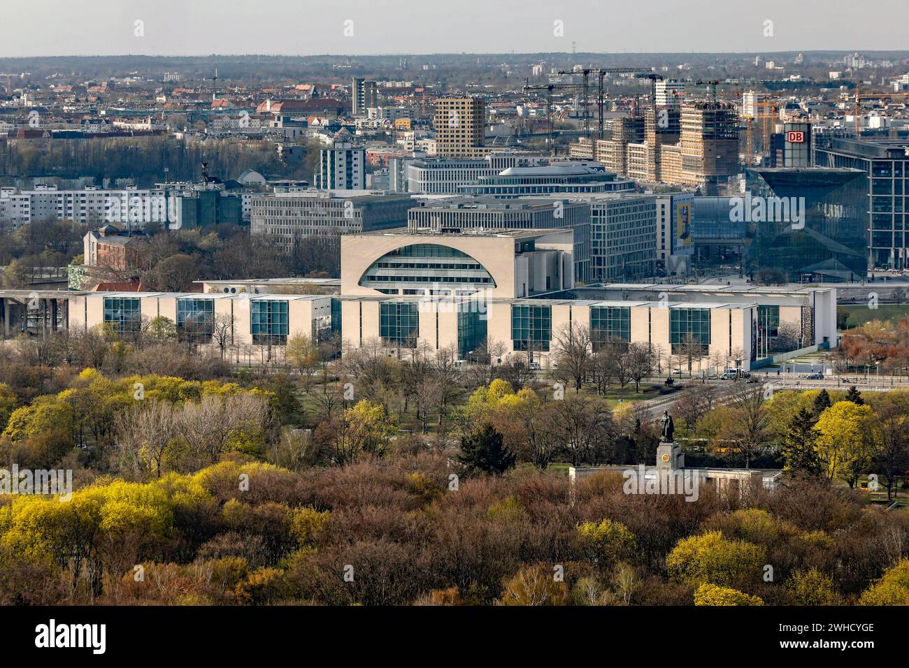Aerial berlin chancellery hi-res stock photography and images - Alamy