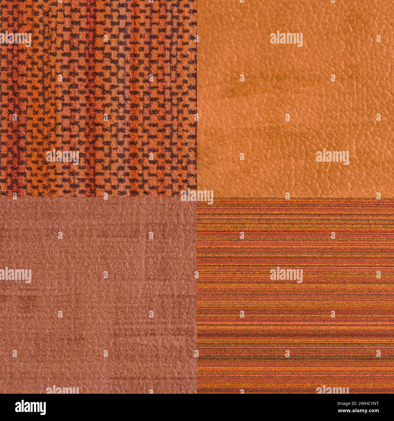 Set of orange vinyl samples Stock Photo - Alamy