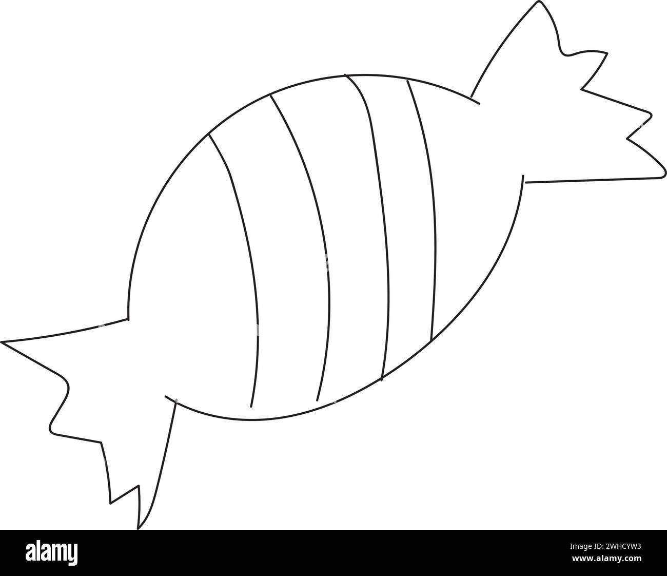 Isolated colored candy kid sketch Vector Stock Vector Image & Art - Alamy