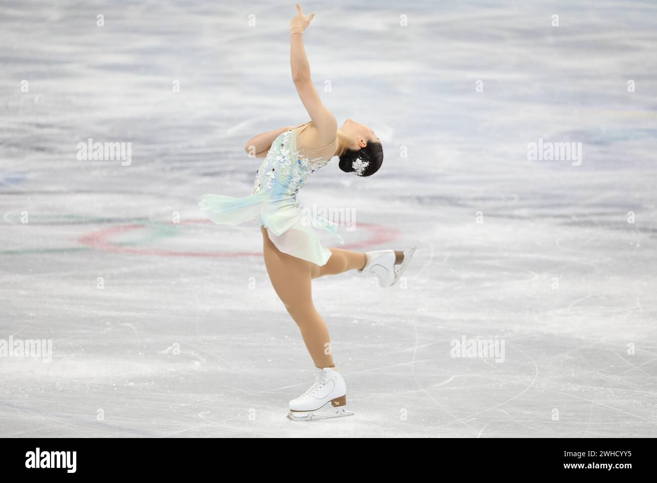 FEB 6, 2022 - Beijing, China: Higuchi Wakaba of Team Japan skates her ...