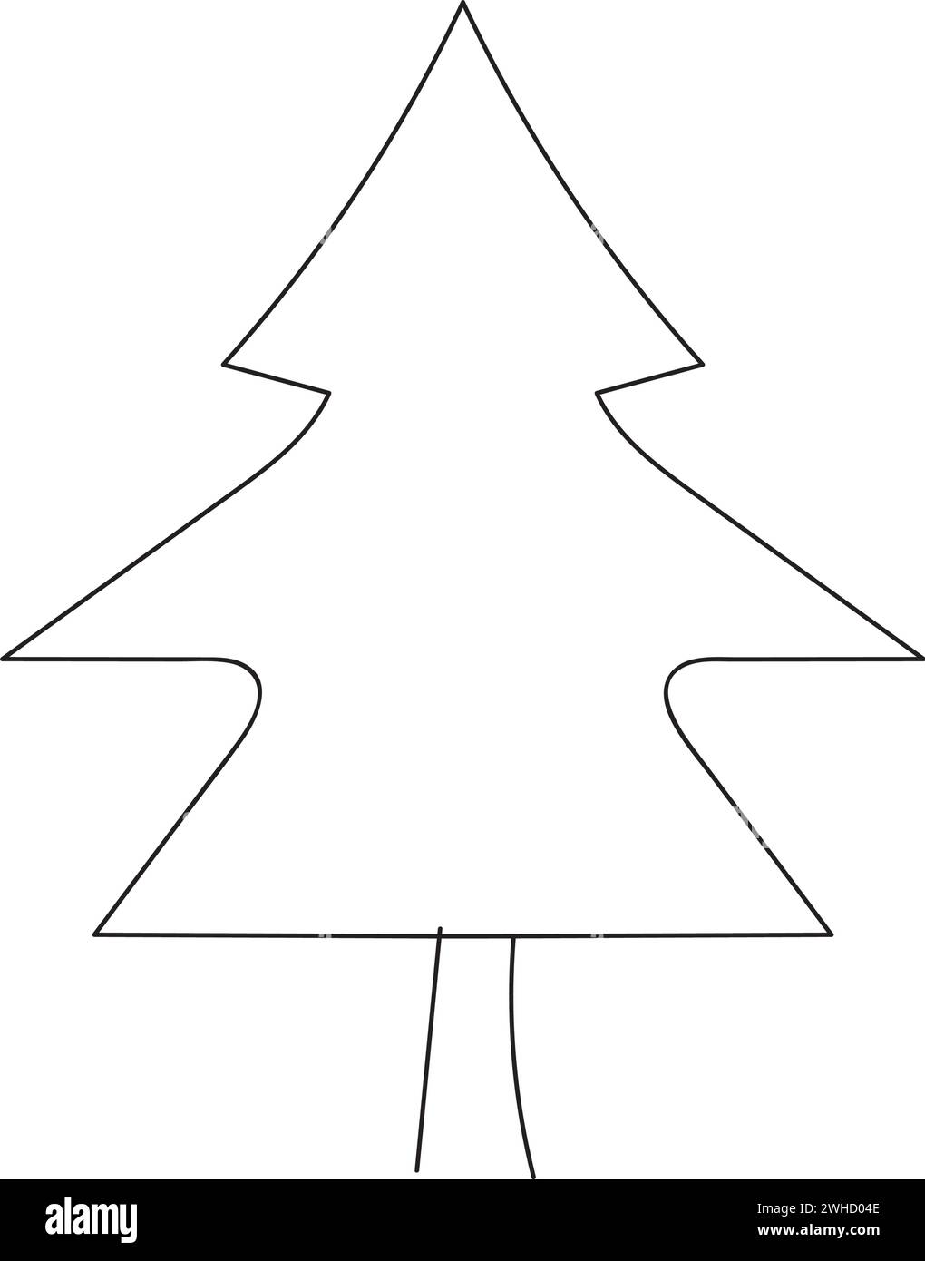 Isolated colored tree kid sketch Vector Stock Vector Image & Art - Alamy