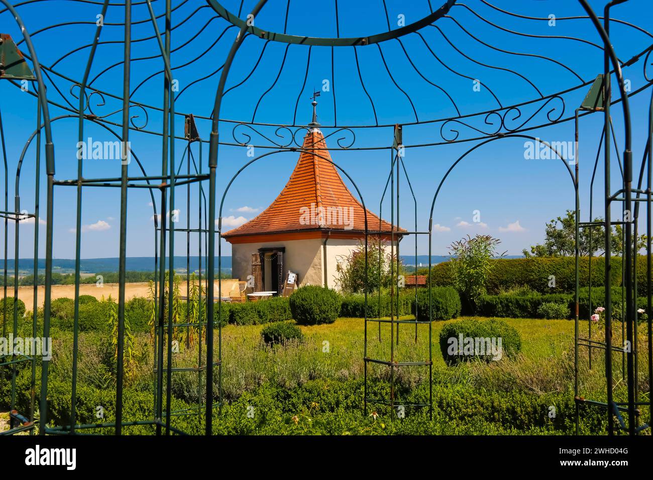 Park, the historic hanging garden of Neufra, Renaissance garden, built ...