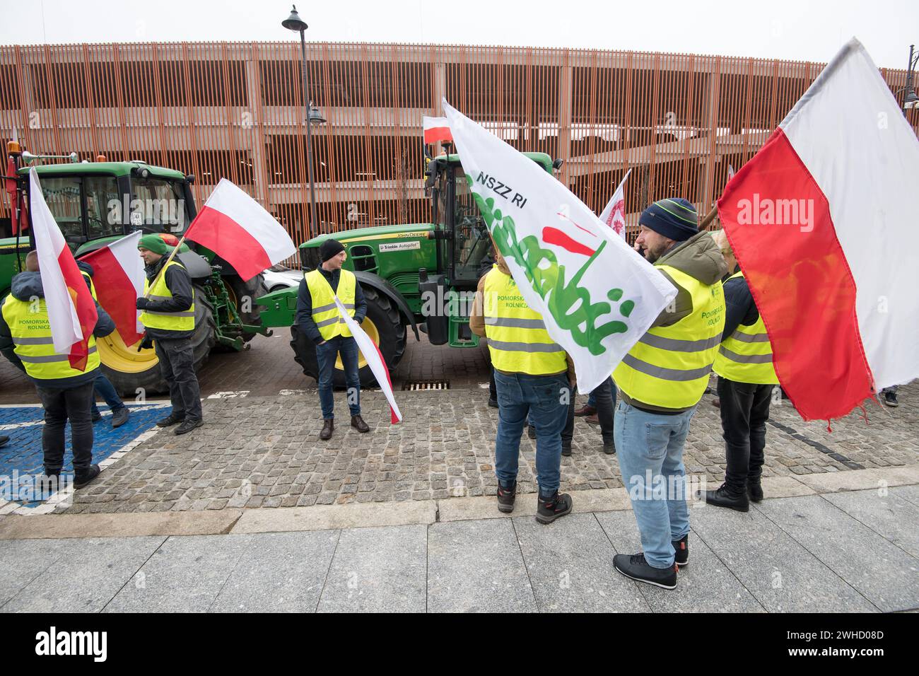 Polish farmers general strike hi-res stock photography and images - Alamy