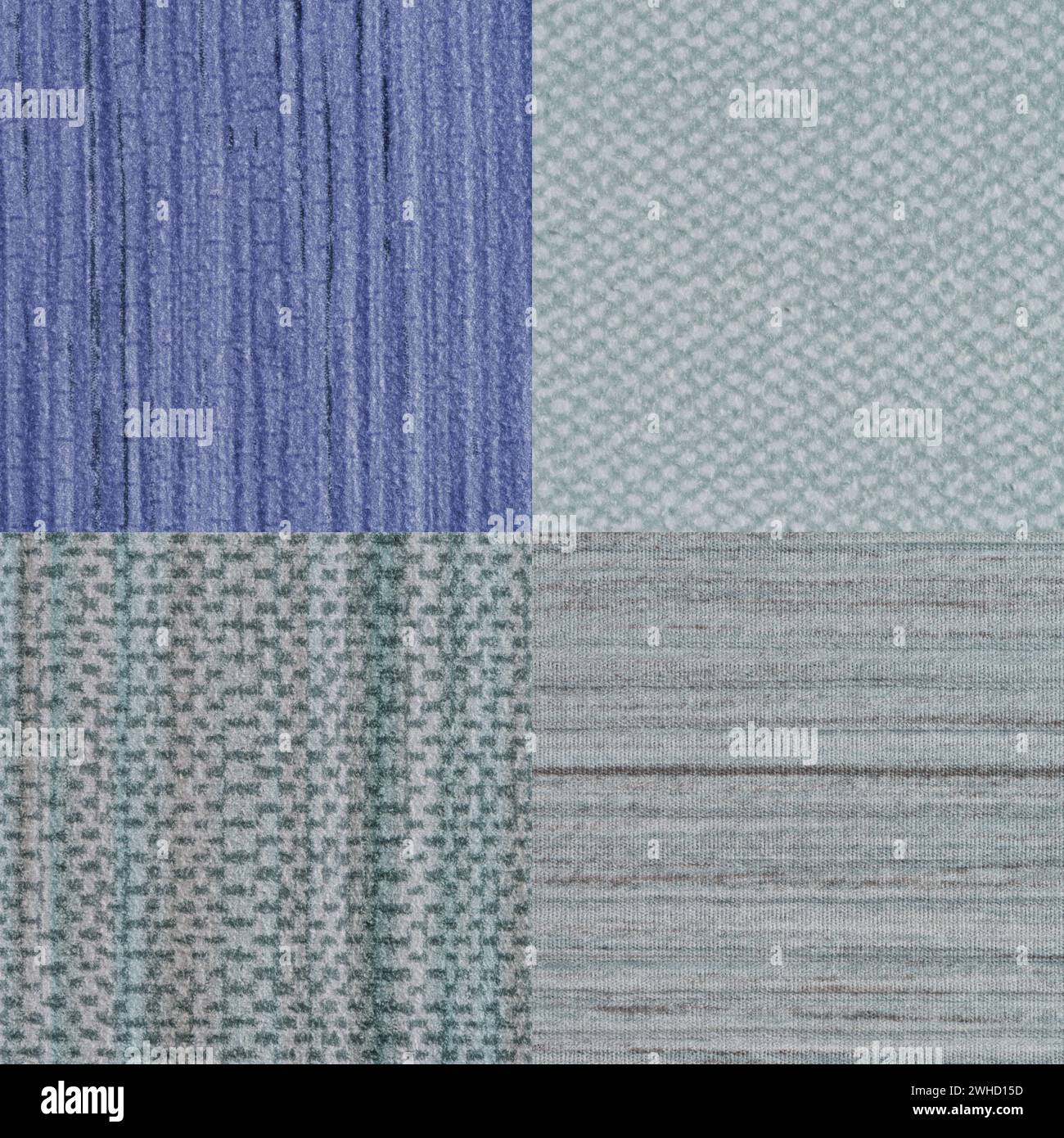 Set of blue vinyl samples Stock Photo - Alamy