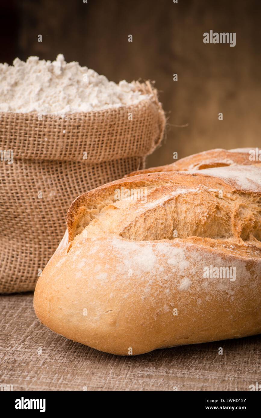 Vintage flour poster hi-res stock photography and images - Alamy