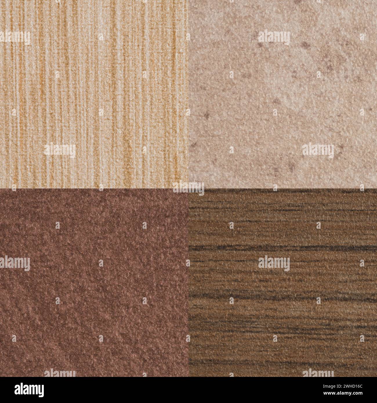 Set of brown vinyl samples Stock Photo - Alamy