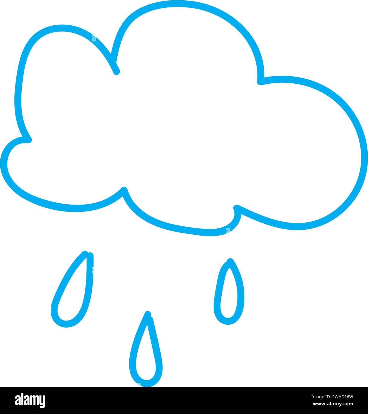 Isolated colored cloud kid sketch Vector Stock Vector Image & Art - Alamy